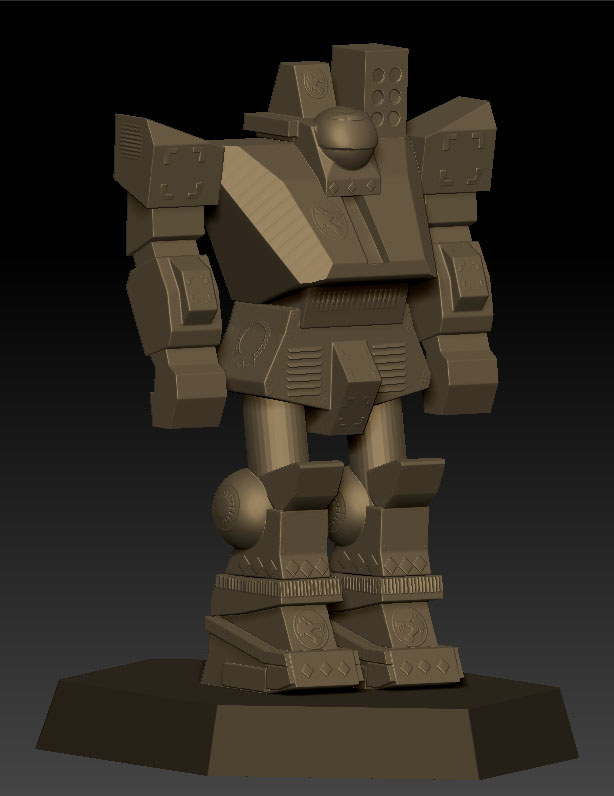 Slight Angle: Battletech Mech Wolverine WVR-6R