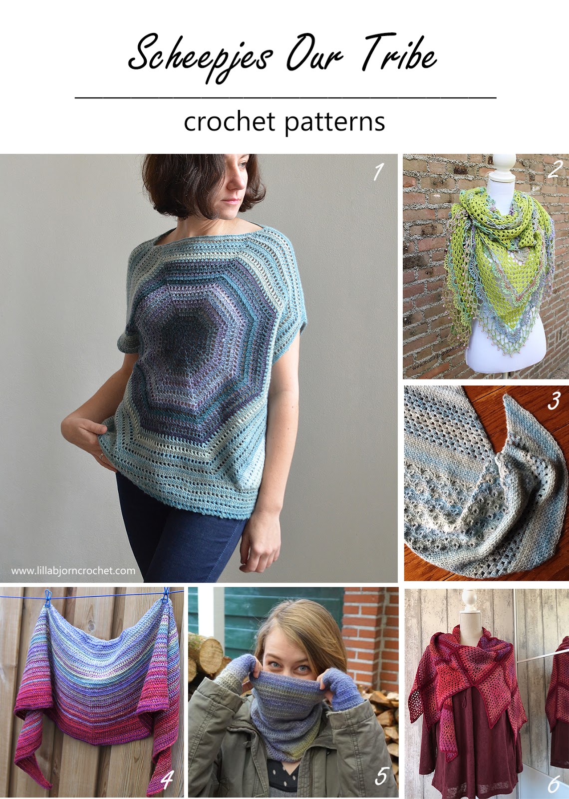 New colors in Our Tribe, and Round-up of Patterns | LillaBjörn's ...