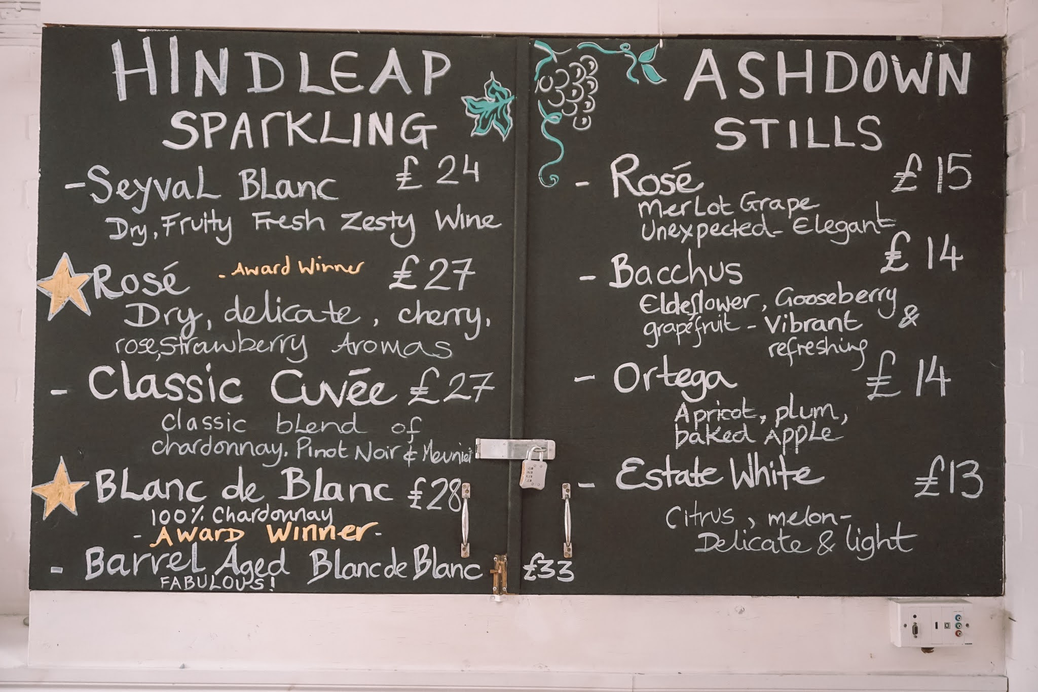 Wine tasting at Bluebell Vineyard