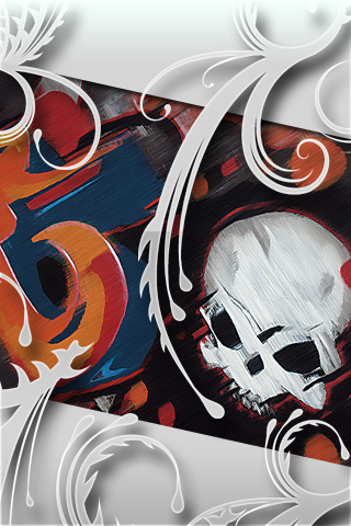 Grapyzona: Unique Skull Graffiti Art Simple Design Ideas