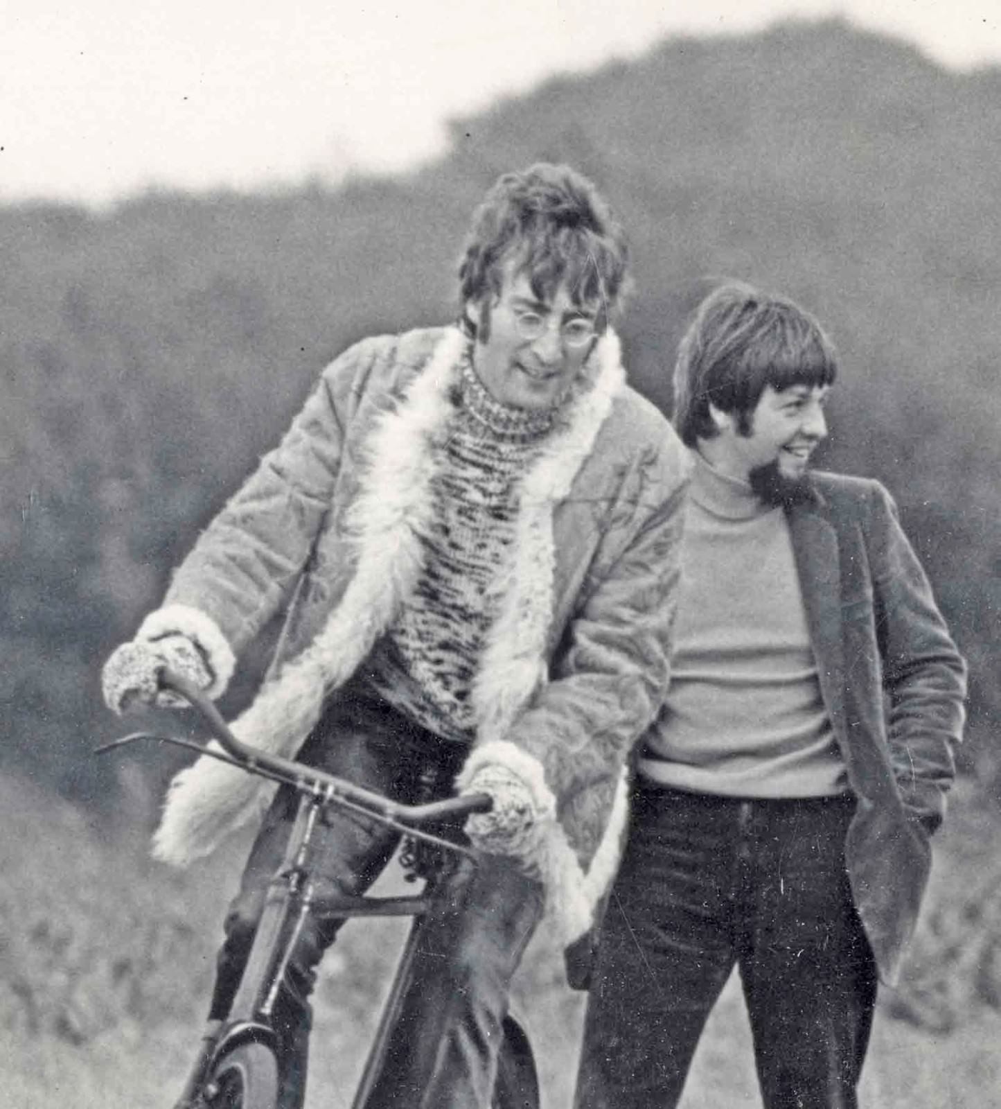 Meet the Beatles for Real: Another bike rider