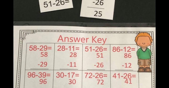 Rewrite 2-Digit Subtraction Center Games Are Perfect for Second Grade ...