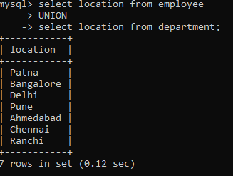 Set Operator uses and Benefits in Oracle Database #DOTC_Mdb