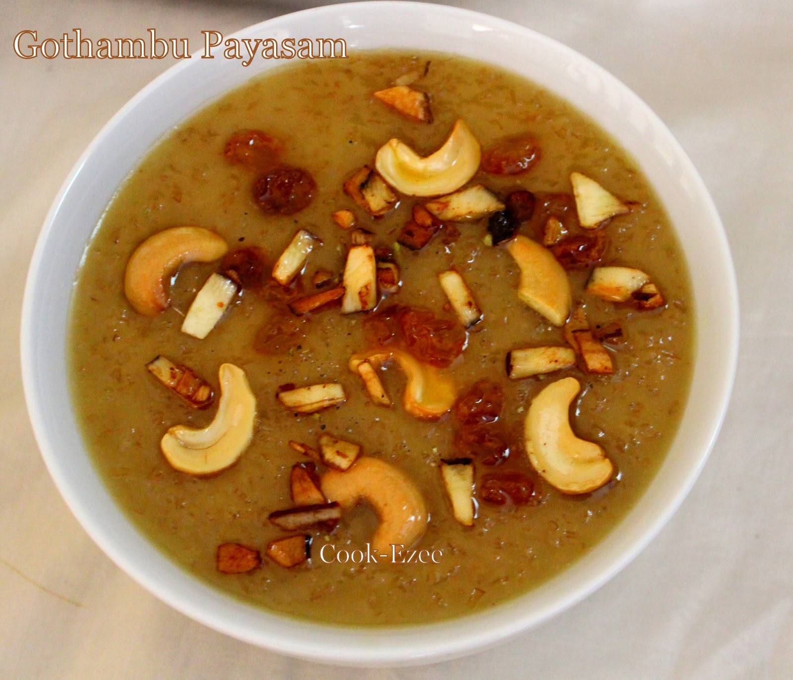 COOK-EZEE: ഗോതമ്പ് പായസം/Gothambu Payasam/Broken Wheat Payasam and ...