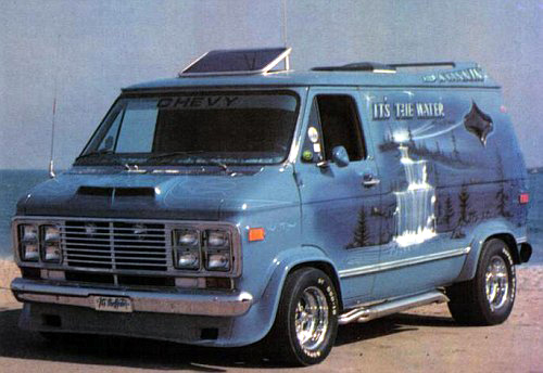 By the way...: "If this van is rocking, please no knocking"