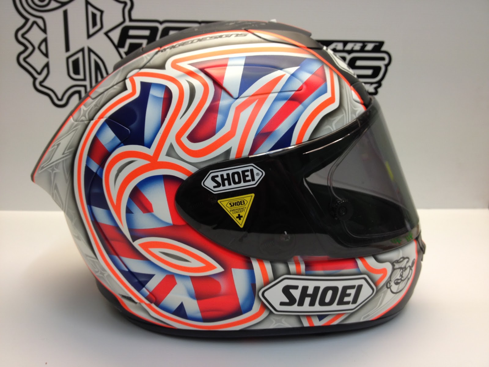Racing Helmets Garage: Shoei X-Spirit II S.Byrne 2013 by Rage Designs
