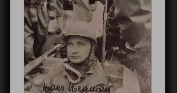 Autograph VIP: Hans Herrmann, a retired Formula One and sports car ...
