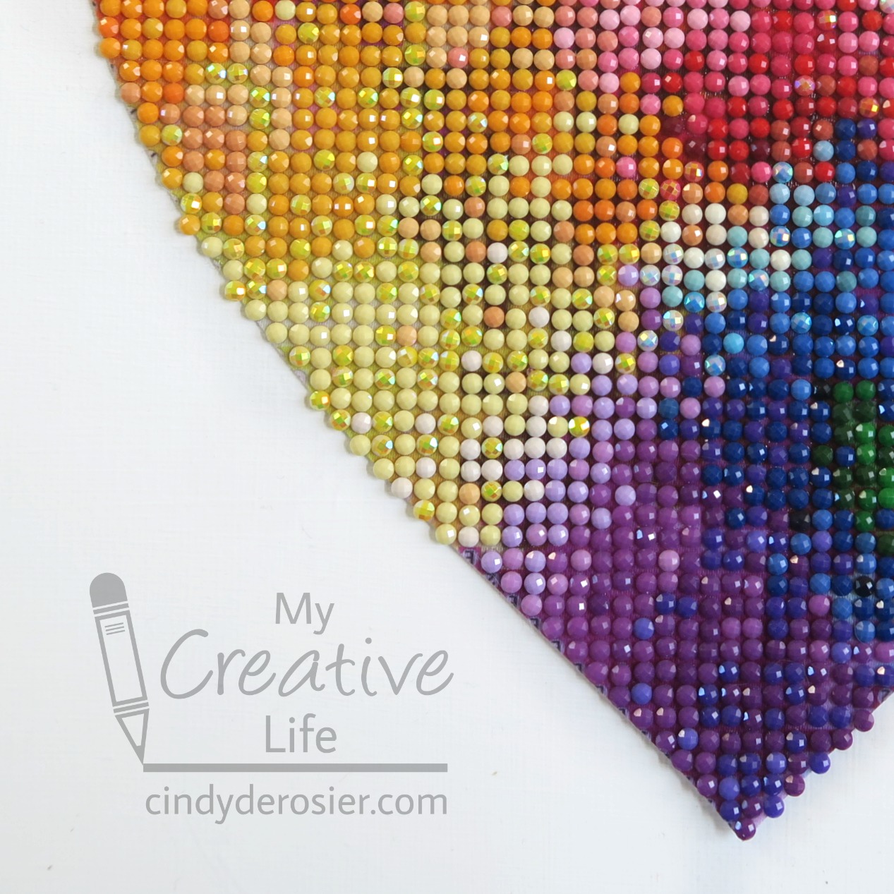 Cindy deRosier: My Creative Life: Creating Custom Diamond Art from a Kit