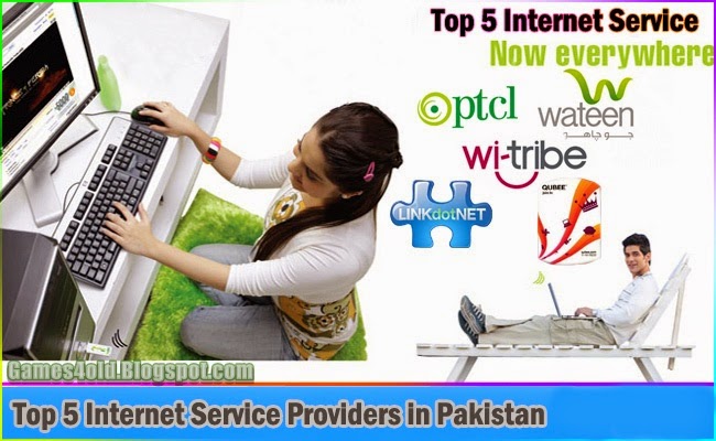 LIST OF INTERNET IN PAKISTAN