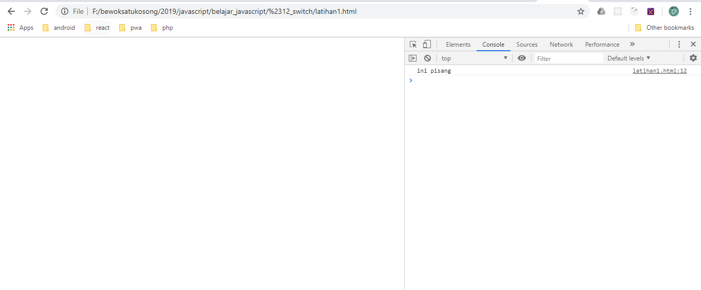 Belajar Javascript es5 Dan es6 Part 12 SWITCH CASE - Tutorial ... Belajar Javascript es5 Dan es6 Part 12 SWITCH CASE - Tutorial ...