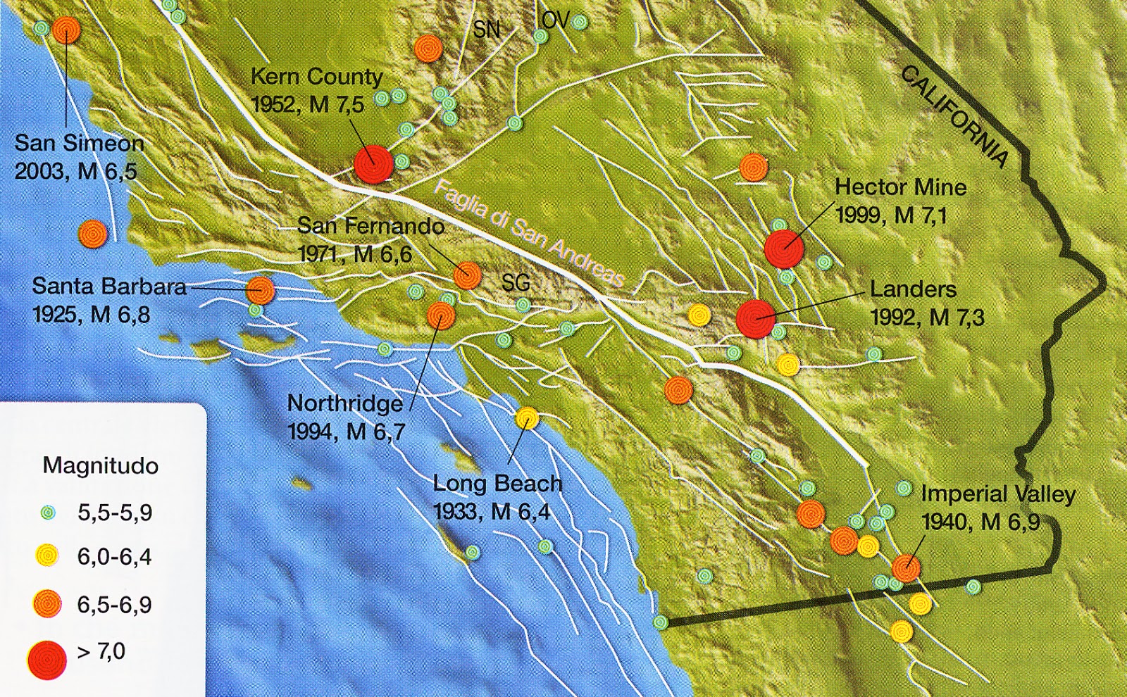 Terremoti, ambienti tettonici e faglie regionali
