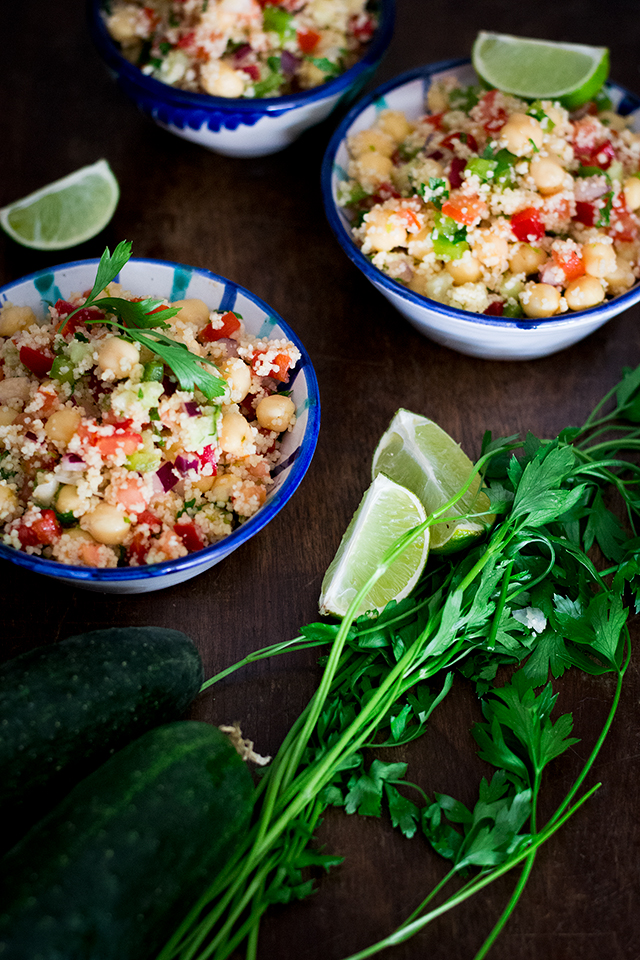 Contigo en la playa! : ENSALADA DE GARBANZOS Y CUOUS COUS