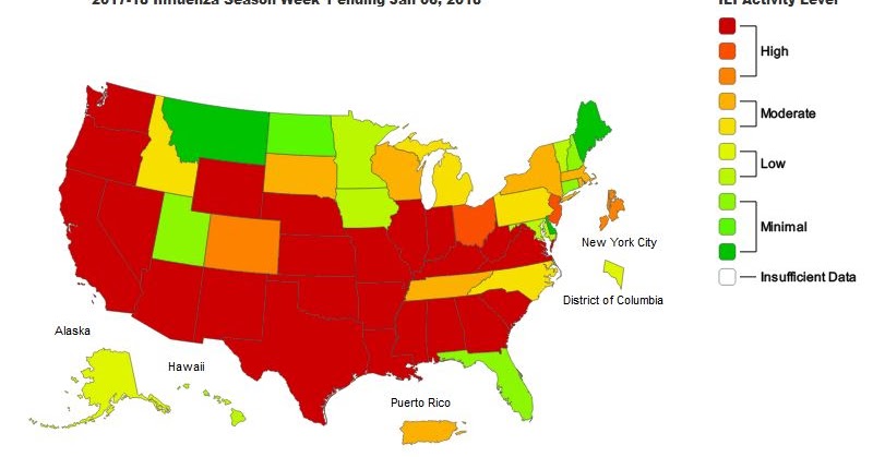 Avian Flu Diary: CDC FluView Week #2 - Flu Still Rising