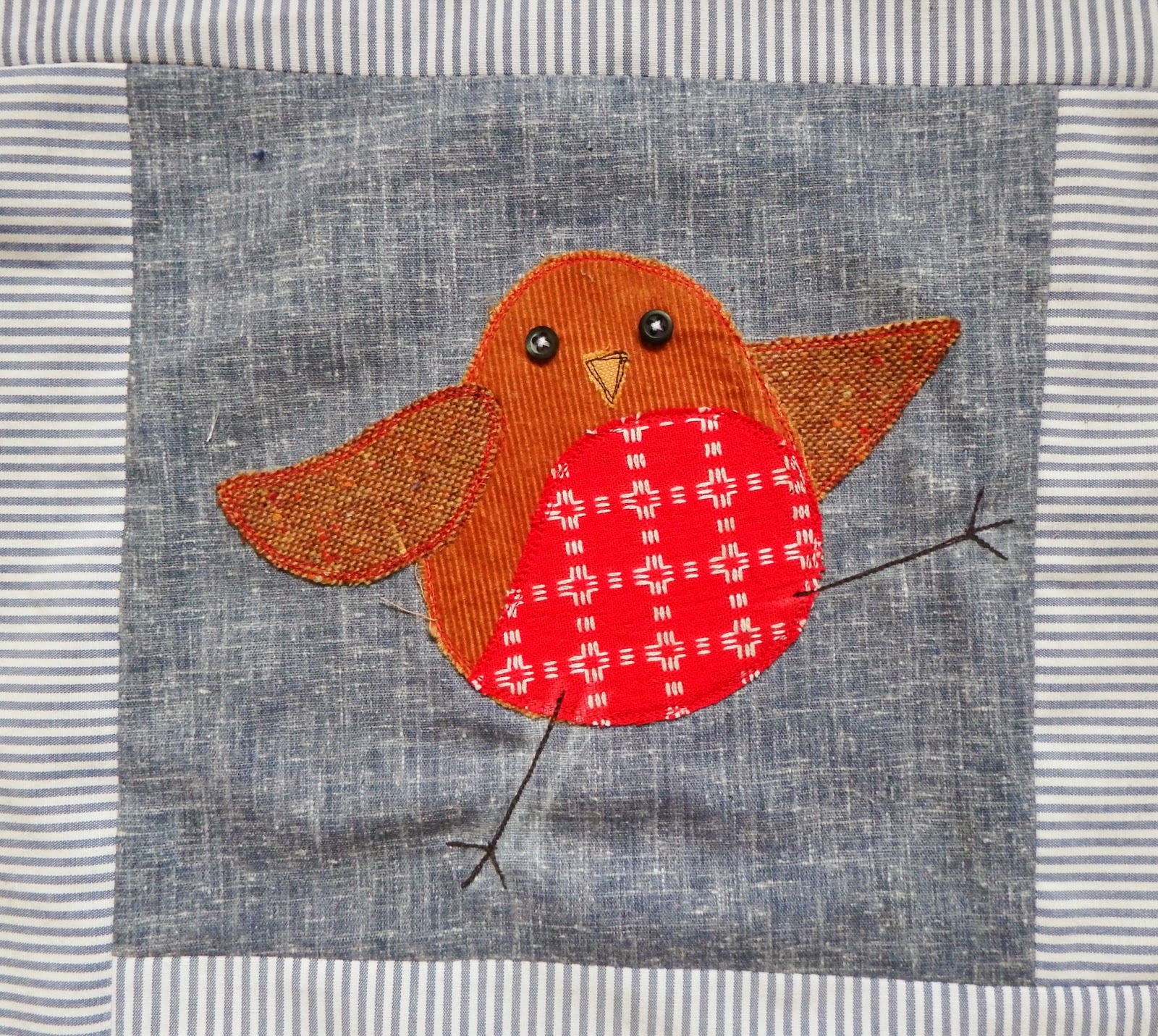 Wonky Patchwork: Robin Quilt Progress