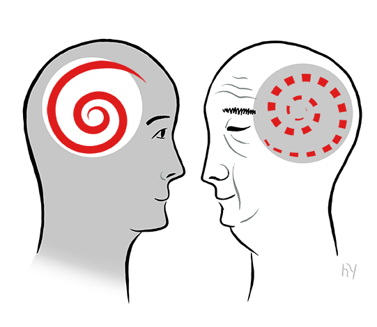 Heidi Younger Illustration: Alzheimers Disease Illustration