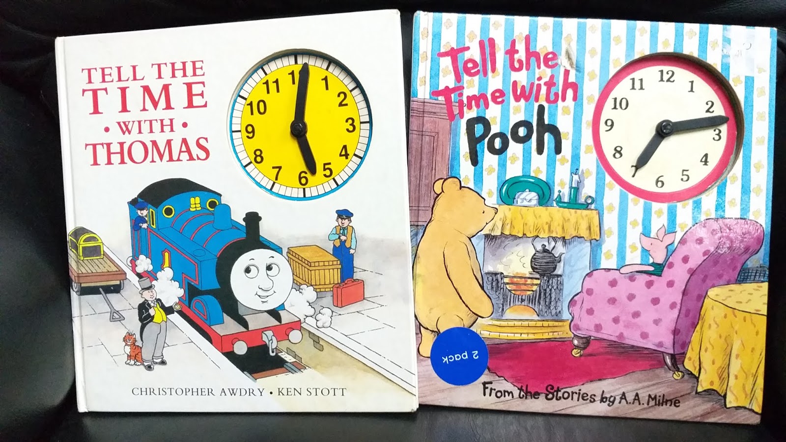 Kid Books Blog: 647.Tell the time with Thomas / Pooh