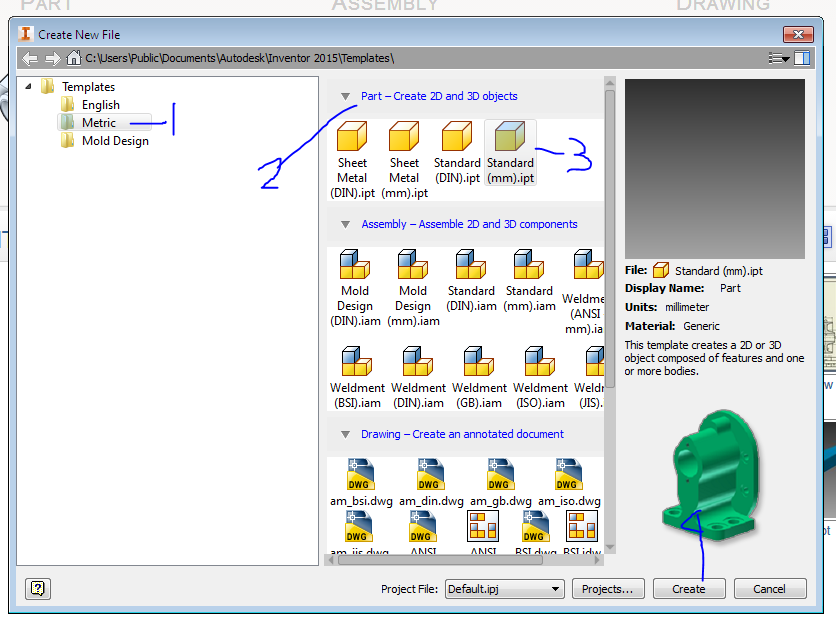 Cara Memulai Autodesk Inventor