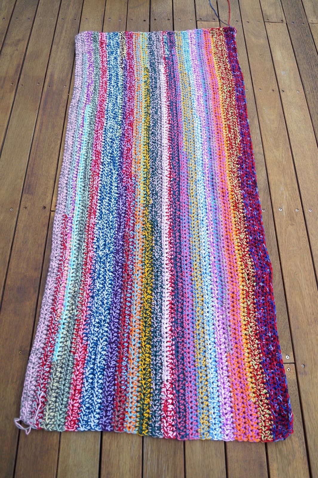 The 'Including Bottle Green' Crochet Blanket - Samelia's Mum