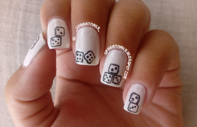 ABC Challenge : D Is For Dice | Nail Art Challenge - Upbeat Nails ...