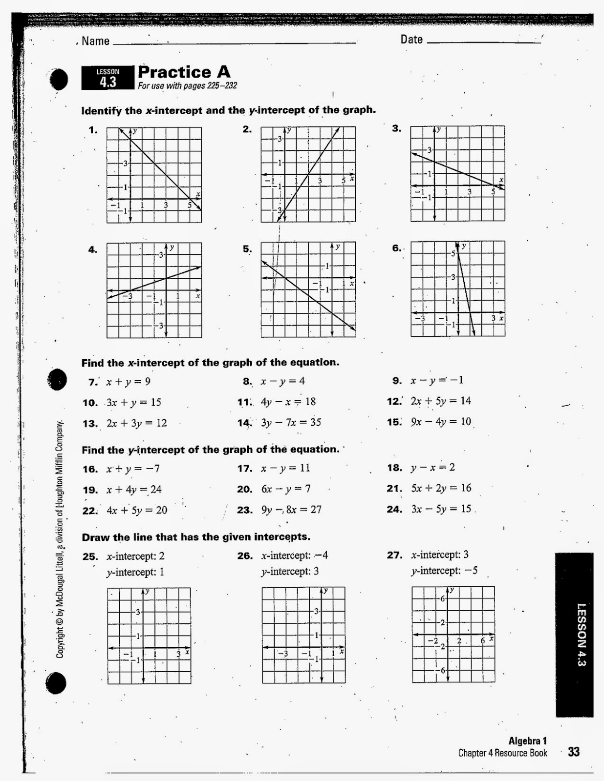 Heidemann 8th Grade Math: Algebra 10/2