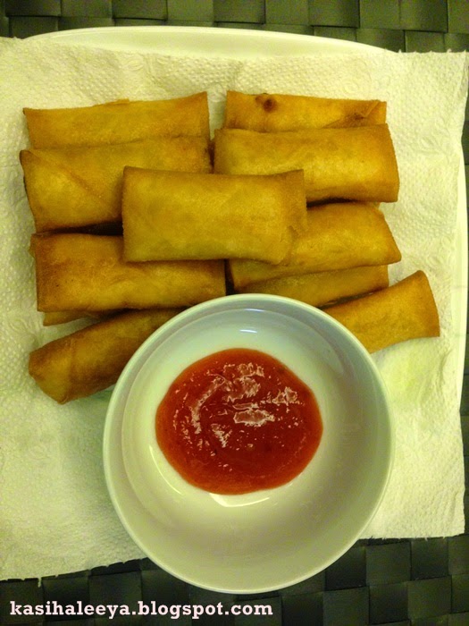 The Kasihs: RESEPI POPIAH GORENG PALING SIMPLE DALAM DUNIA.