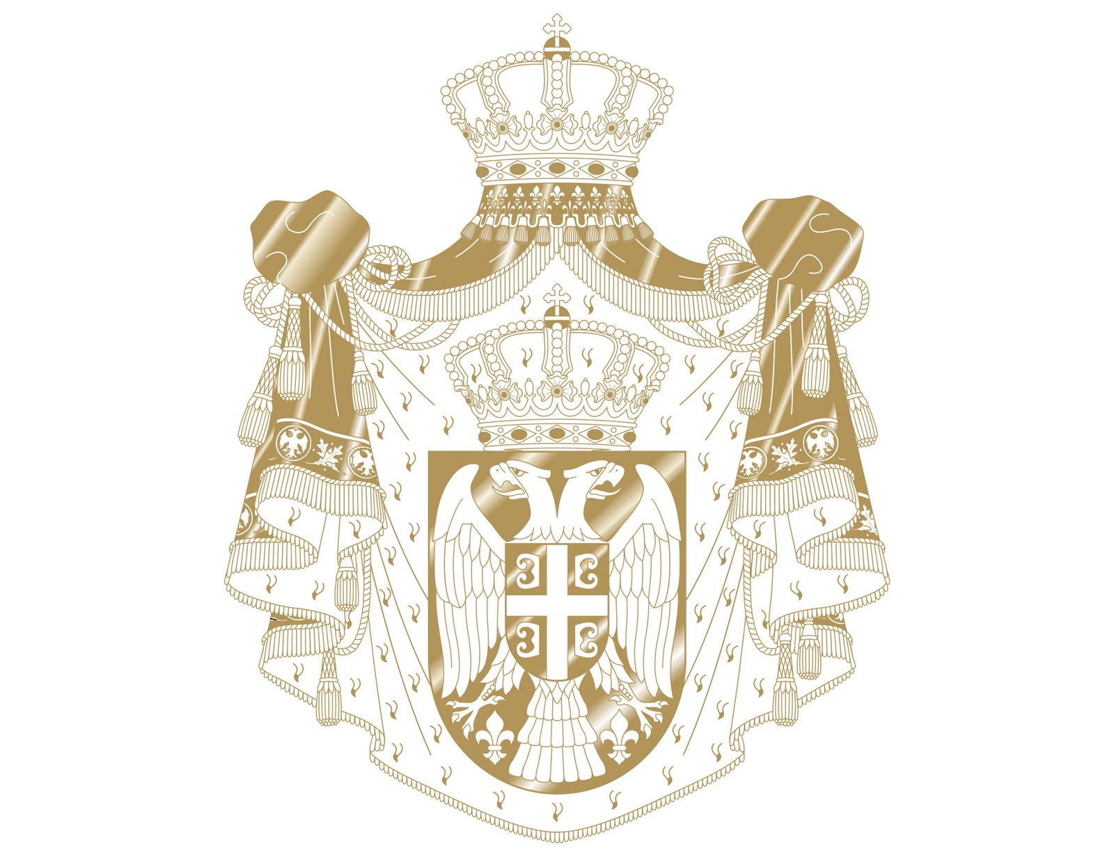 Zastava i grb Srbije - Serbian flag & coat of arms: Grb Srbije - Srpski ...