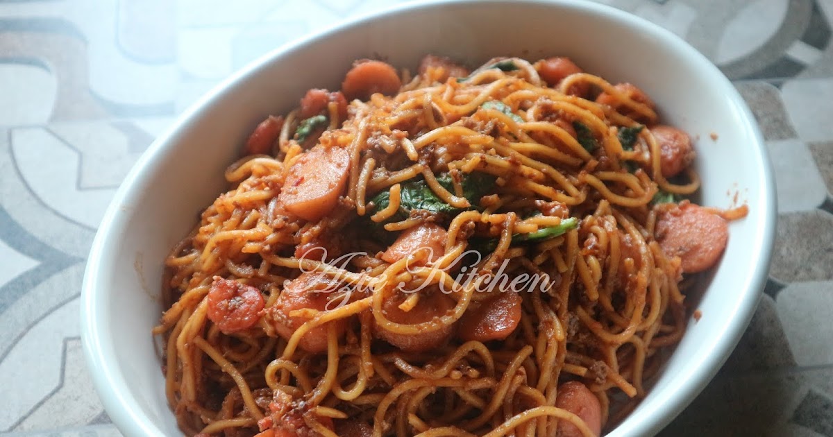 Mee Goreng Kelantan Menggunakan Sos Labu Siam - Azie Kitchen