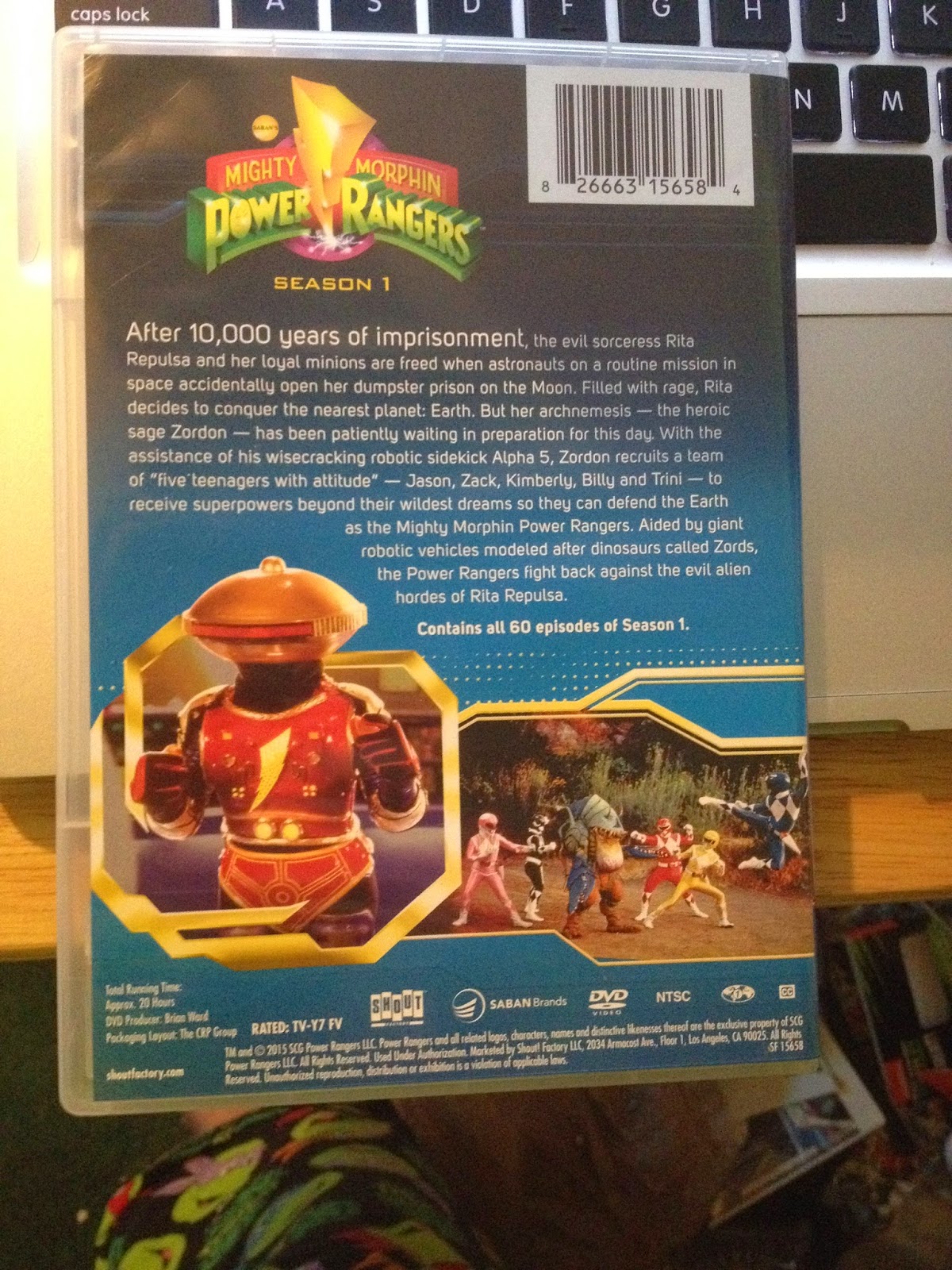 Golupski's Mancave!: Mighty Morphin Power Rangers: The complete season ...