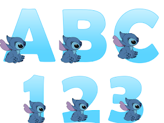 Kits imprimibles gratis : Alfabeto Stitch