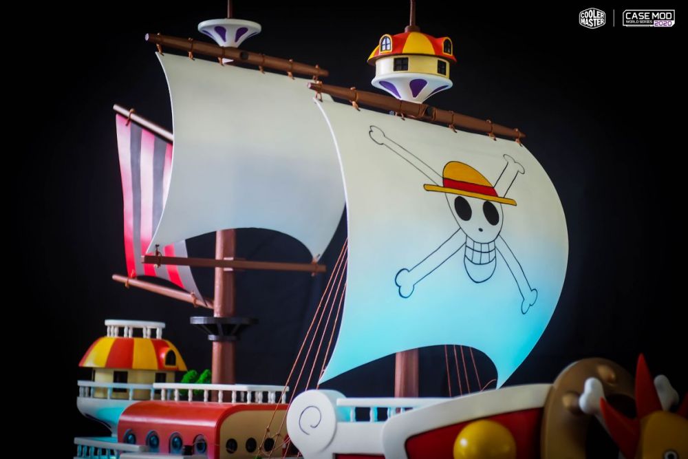 Chiếc case PC dựa trên hình tượng chiếc thuyền Thousand Sunny trong One ...