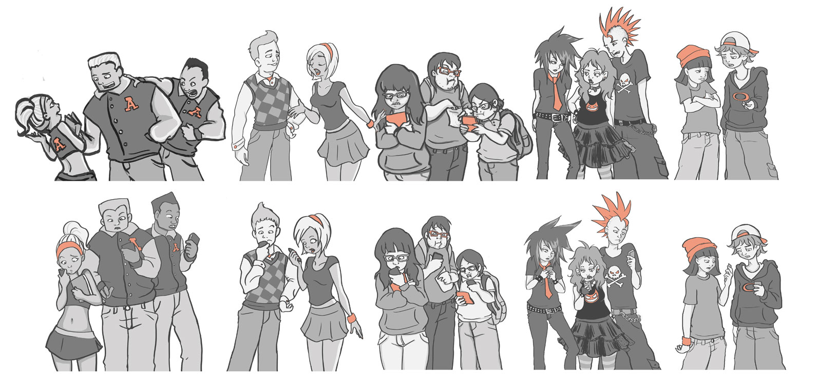 Sketches: Cliques concept