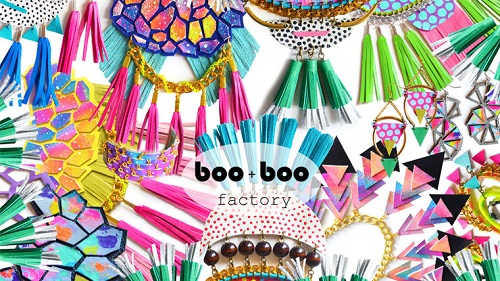 Fun Colorful Leather Jewelry by BooandBooFactory / The Beading Gem