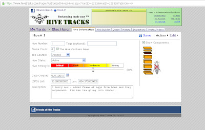 Linda's Bees: Hive Tracks - a Great Program for Keeping Bee Records