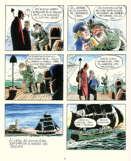 Caleta de cara al mar: HISTORIETA MOBY DICK ILUSTRADA POR WILL EISNER