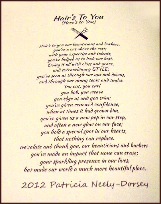 Reflections of a *Mississippi Magnolia*: Hair's to You Our Beauticians ...