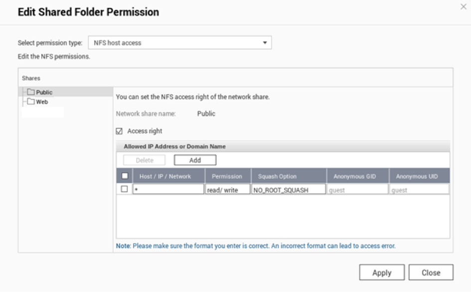 yilmazurgun.net: Qnap shared folder add or mount ( nfs cifs ) on linux ... yilmazurgun.net: Qnap shared folder add or mount ( nfs cifs ) on linux ...