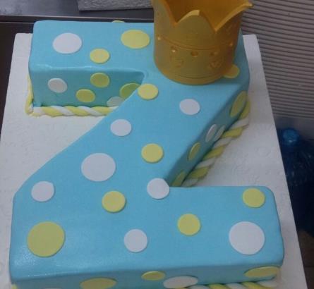 Birthday Cake With Letter Z - Birthday Letter