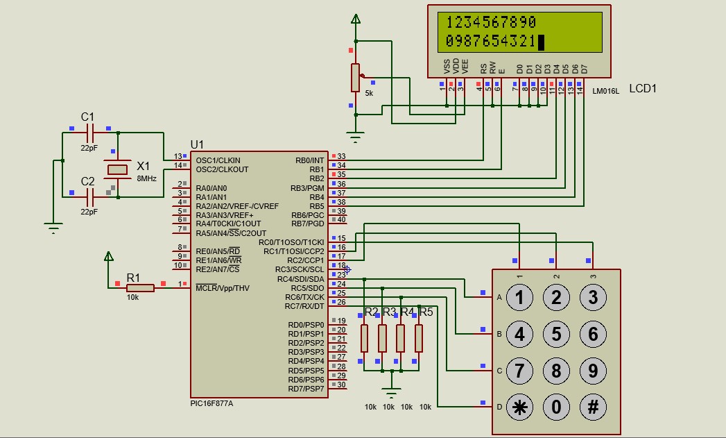 Keypad Interfacing With Microcontroller Use Mikro C Keypad Library