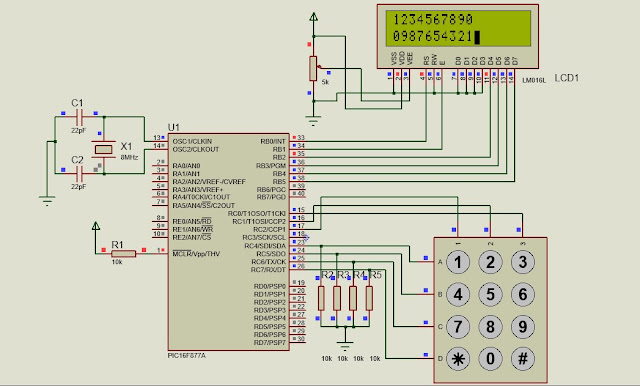 Keypad interfacing with microcontroller use Mikro C keypad library ...