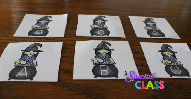 A special kind of class: Free Kindergarten Halloween Alphabet Match