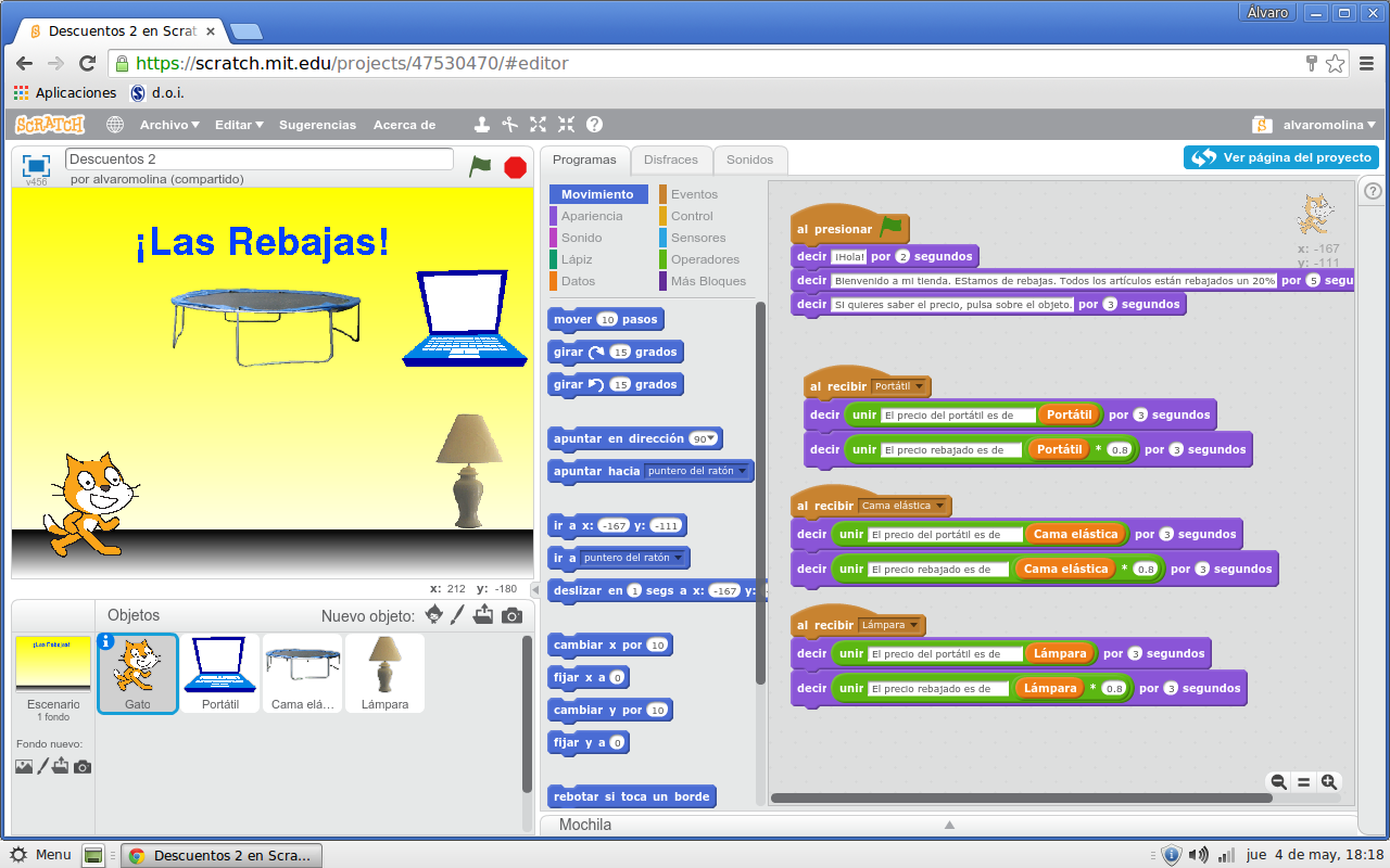 Competencias clave con Scratch: Actividades realizadas en el IES ...