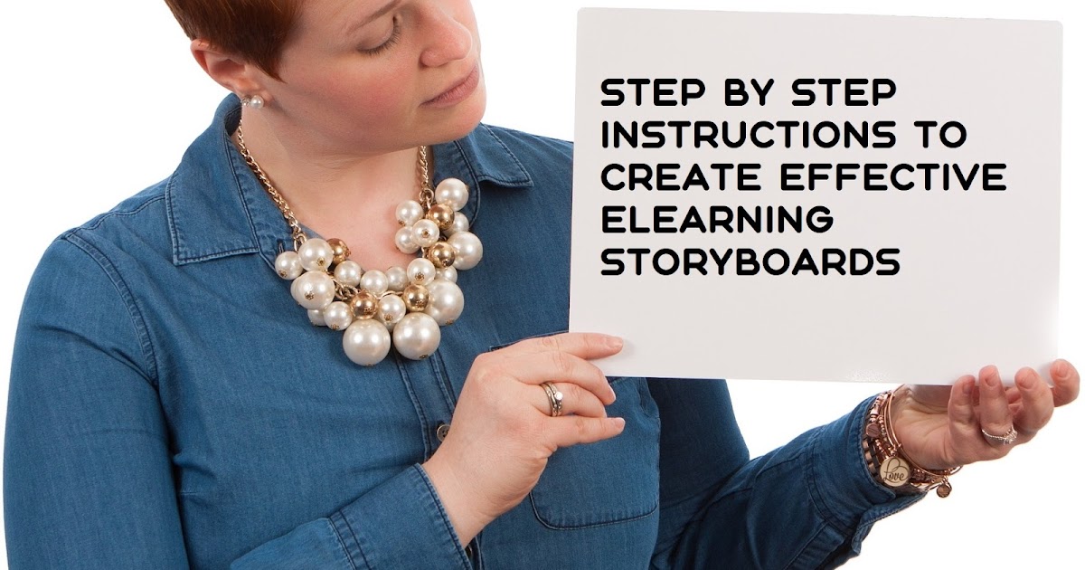 STEP BY STEP INSTRUCTIONS TO CREATE EFFECTIVE ELEARNING STORYBOARDS