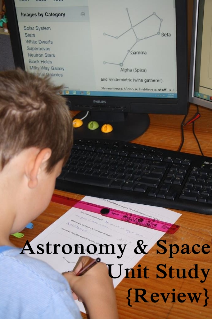 Every Bed of Roses: Astronomy and Space Unit Study {Review}