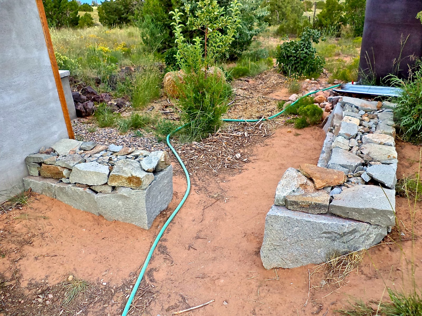 Alt. Build Blog: Building An Adobe Wall: #1 Stone Foundation