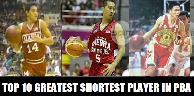 TOP 10 Greatest Shortest Players of All Time in PBA | Pinoy BasketBalista