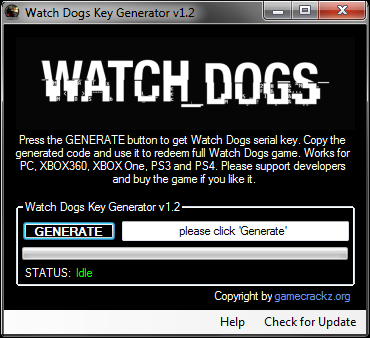 WATCH DOGS KEY GENERATOR – CD Keygen ! - BestGamesHacksInTheWorld