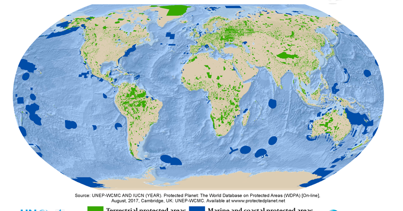 Parks Dinarides: IUCN - August update of the World protected areas