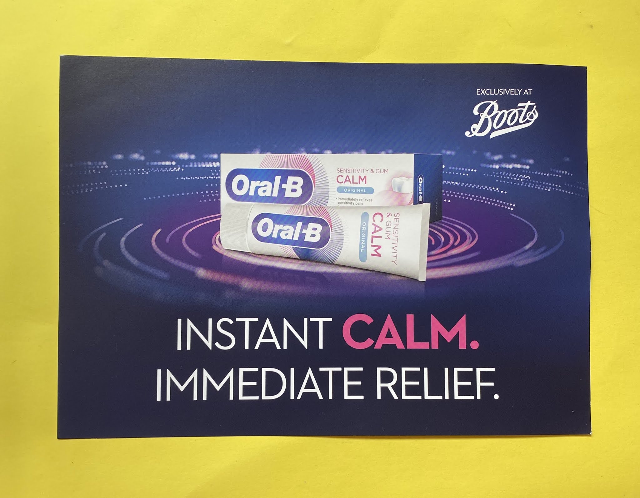 ORAL-B SENSITIVITY & CALM TOOTHPASTE - JUELOOK