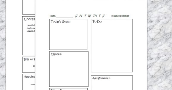 Daily Planning Sheet daily-planning-sheet