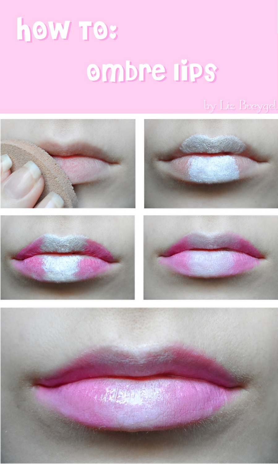 Bright Ombré Lips Tutorial